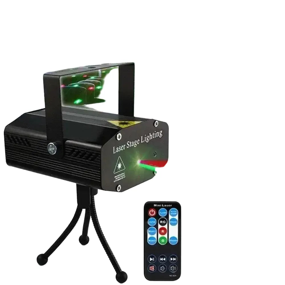Party-Ready Mini LED Laser Light Projector With Remote - OurLum.com