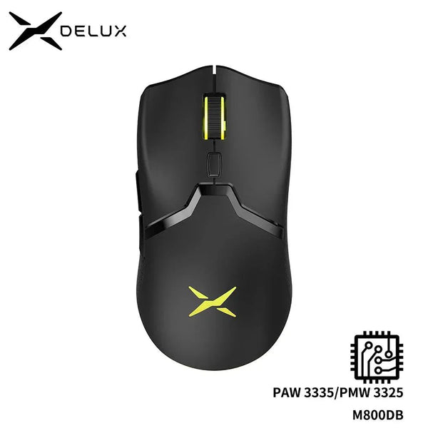 Delux M800 RGB Wireless Gaming Mouse Ultimate Lightweight Control ...
