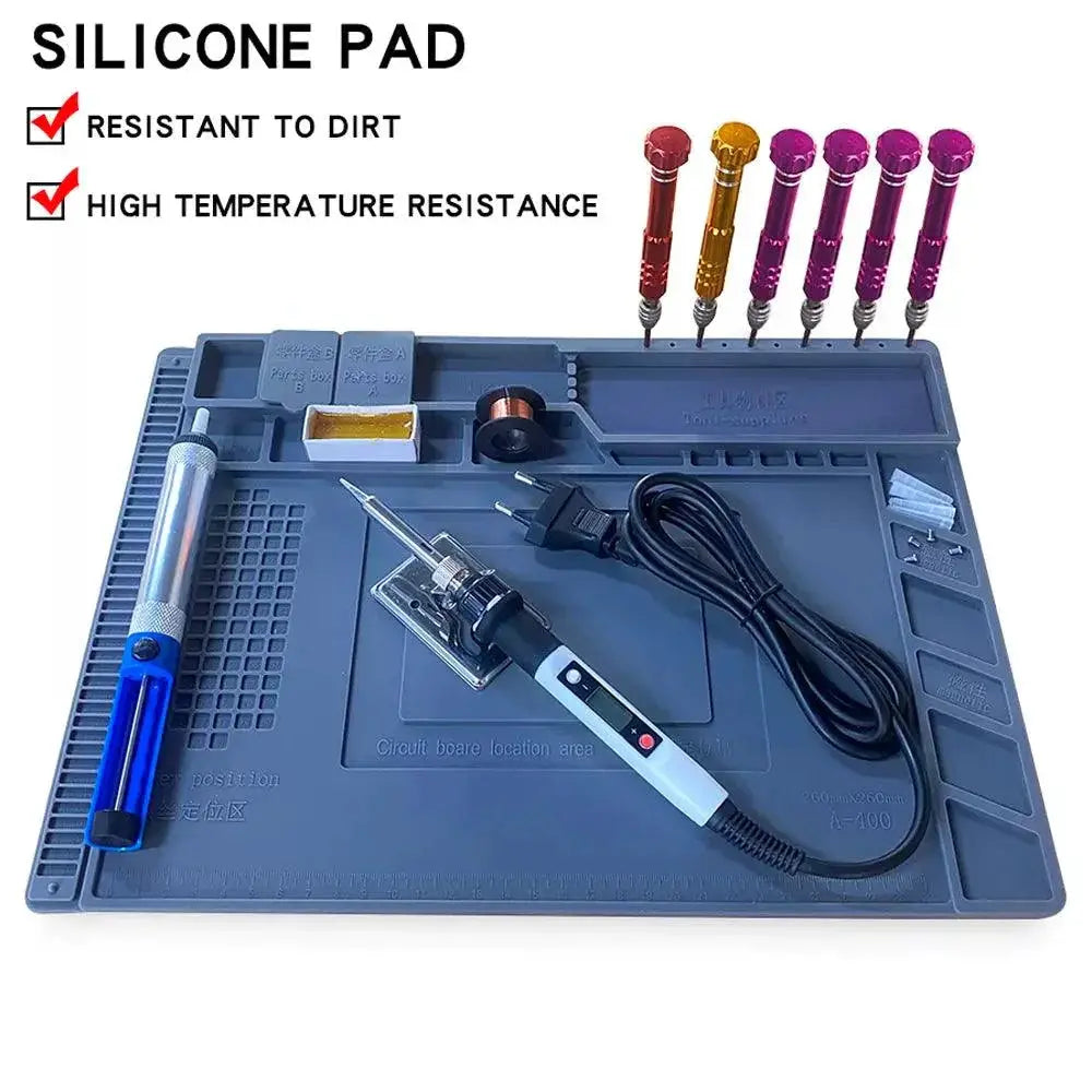 Silicone Soldering Mat Heat Insulation Repair Station - OurLum.com