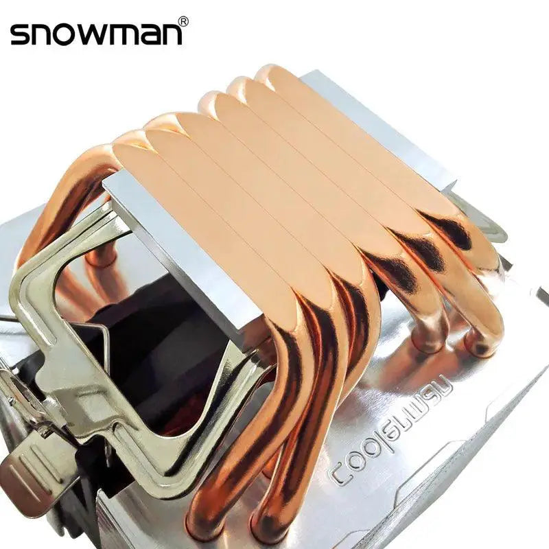 SNOWMAN RGB CPU Cooler High-Performance Gaming Fan 49W - OurLum.com